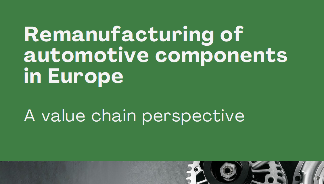 European Study on Remanufacturing | FAAS Forum on Automotive ...